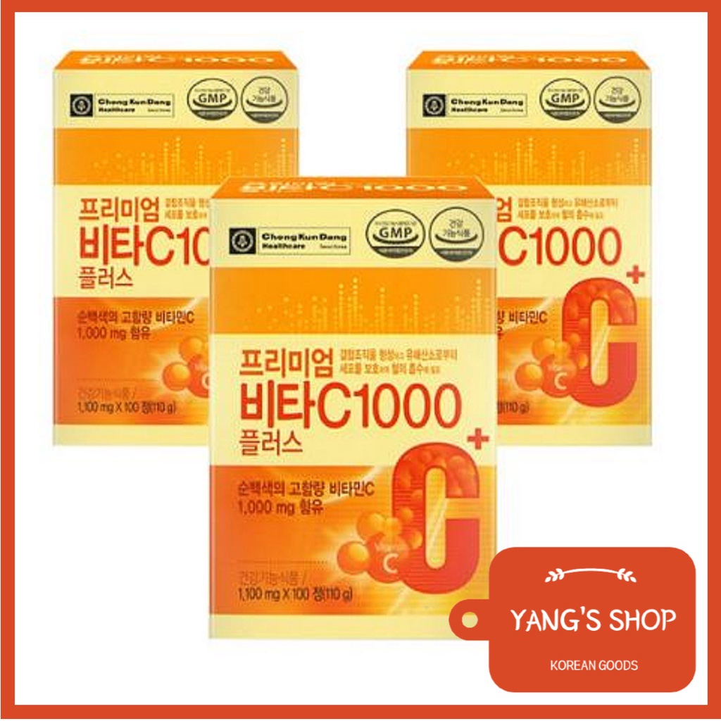 [Chong Kun Dang] Premium Vitamin C 1000 Plus 1,100g X 100ea / Vita C ...