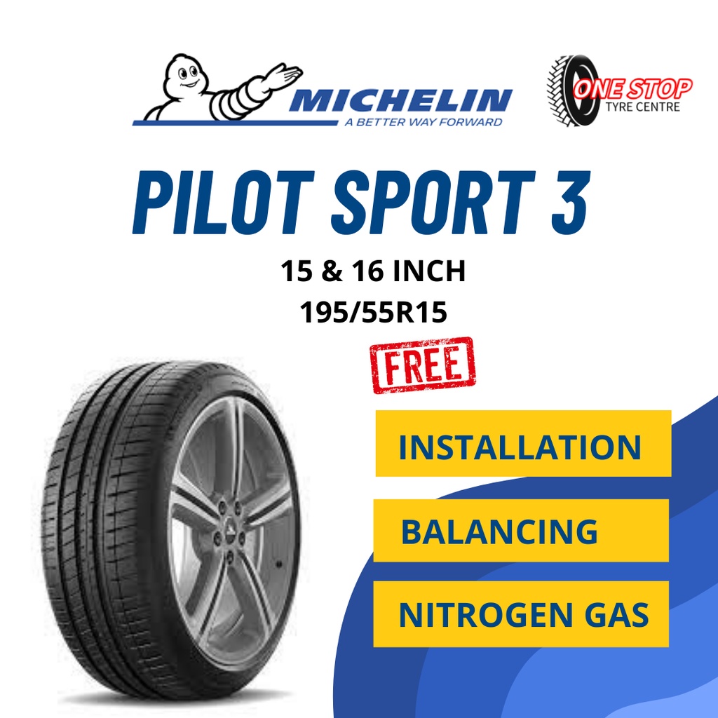 [Cash Back] Michelin Pilot Sport 3 PS3 Performance Tyre Myvi Vios City ...