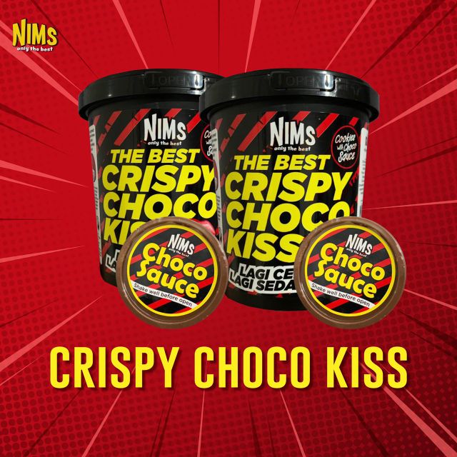 😍 (NIMS Choco Tub) Crispy Choco Kiss - Choco Chips Cookies & Choco ...