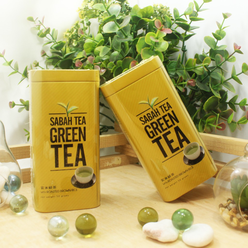 Sabah Japanese green tea with roasted brown rice (50g) - 沙巴茶 [50克 ...