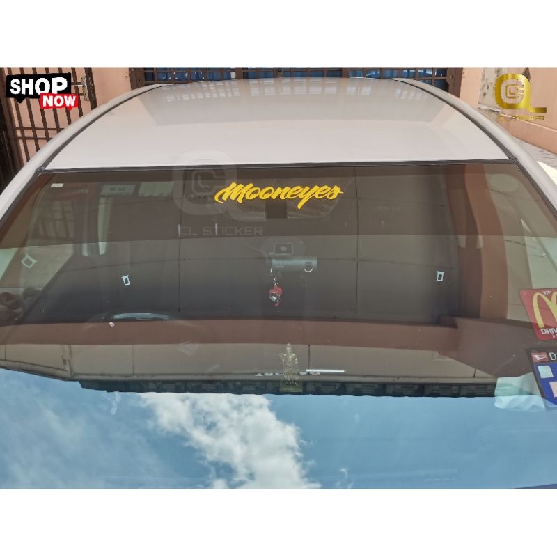 Mooneyes Logo Vinyl Cutting Sticker | Shopee Malaysia