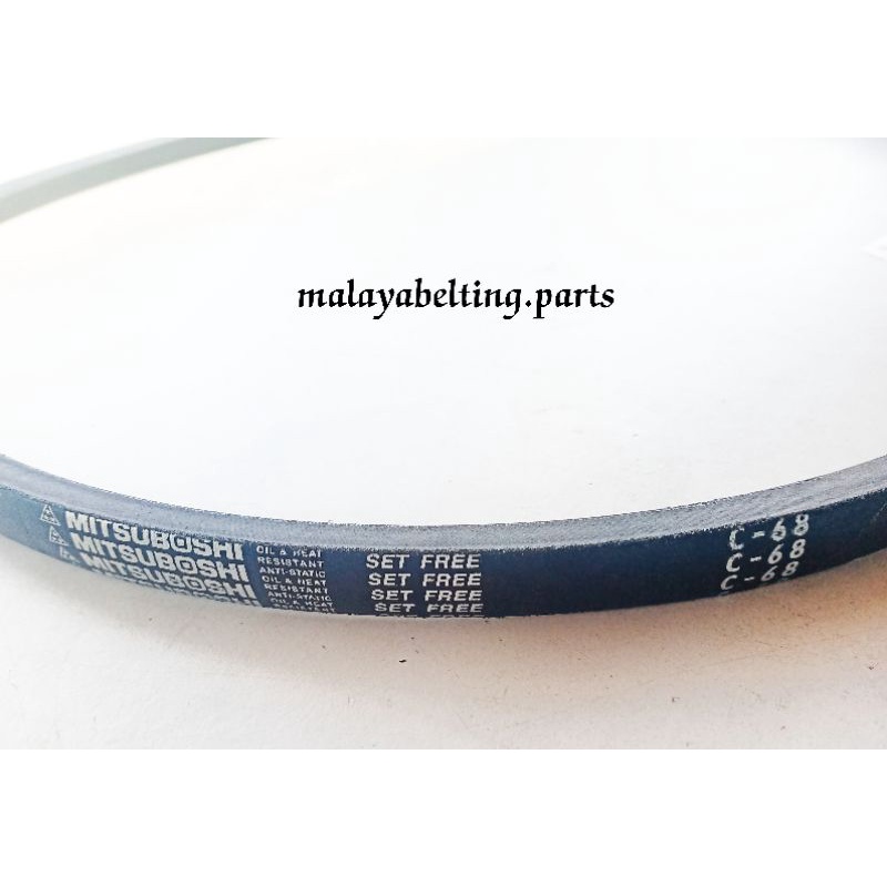 INDUSTRIAL BELT C-68 MITSUBOSHI ( FAN BELT ) ORIGINAL MITSUBOSHI ( MADE ...