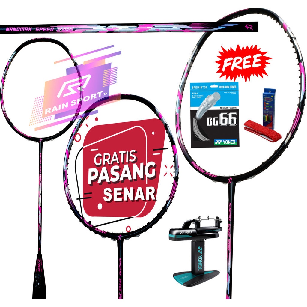 Badminton Racket - JP Power Nanomax Speed 700 Original 35 LBS Badminton ...