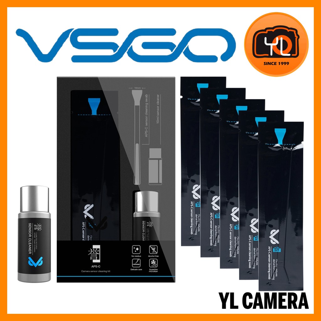 VSGO VS-S02-E APS-C Digital Camera Sensor Cleaning Kit Clean Swab with ...