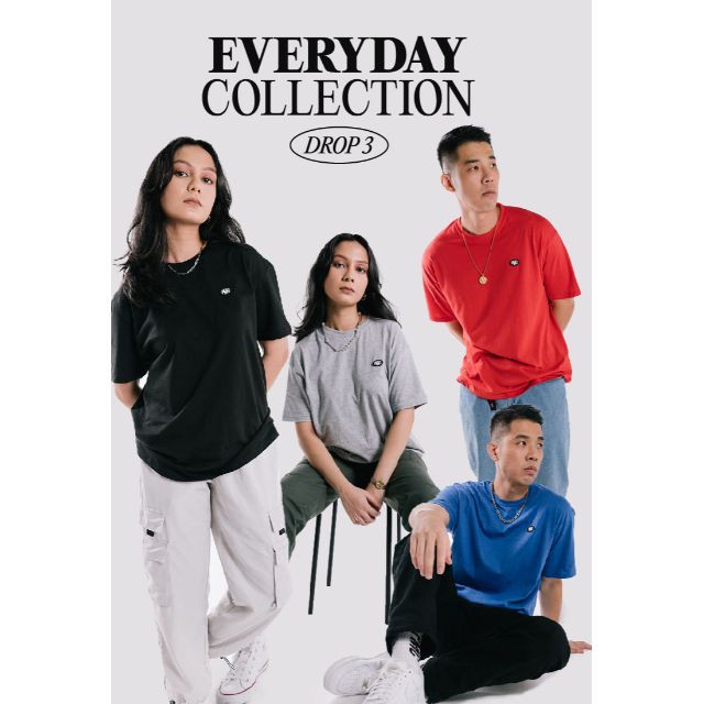 Everyday PMC Oval Logo Tee | Shopee Malaysia