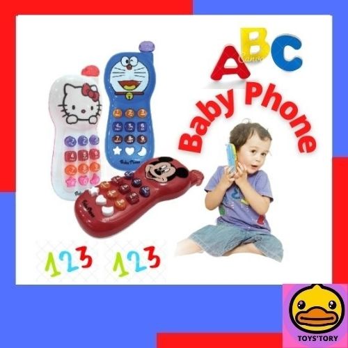 Cartoon Phone With 12 Music & Light For kids & Children / Telefon ...