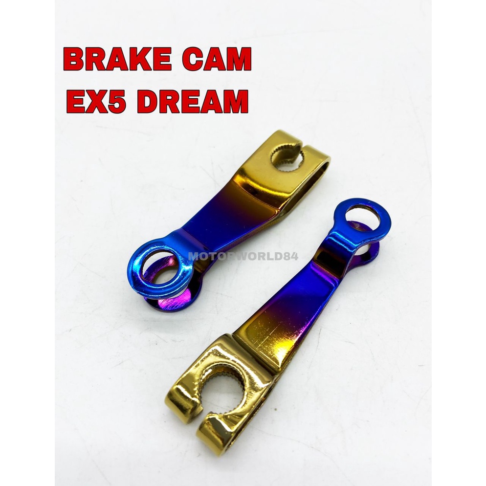 EX5 / DREAM / W100 / C70 / GBO BRAKE CAM LEVER TITANIUM HONDA EX5 DREAM ...