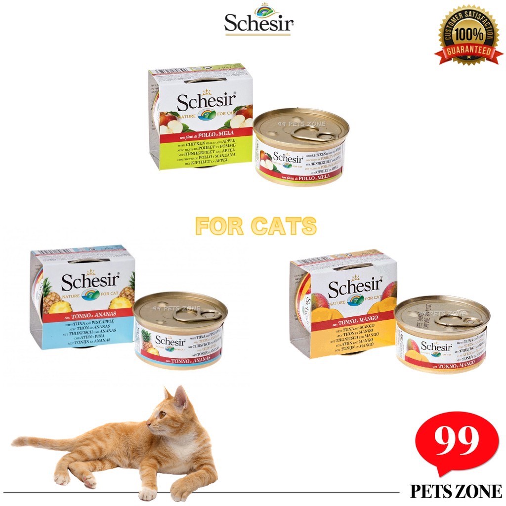 Schesir Cat Can Food 75g (Fruit) | Shopee Malaysia