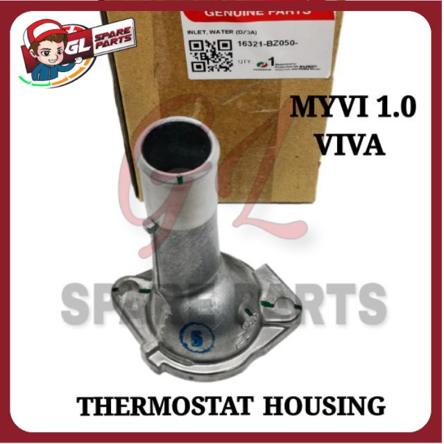 THERMOSTAT HOUSING(ORIGINAL) PERODUA VIVA,MYVI 1.0 (16321-BZ050) TOP ...