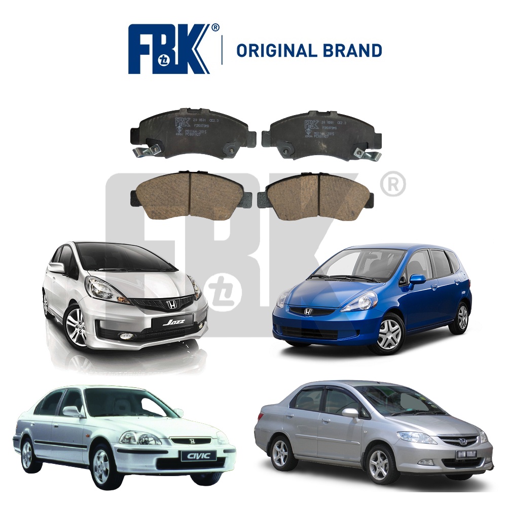 FBK Disc Brake Pad Front - Honda City SEL Civic SR4 SR3 SO4 Jazz SAA ...