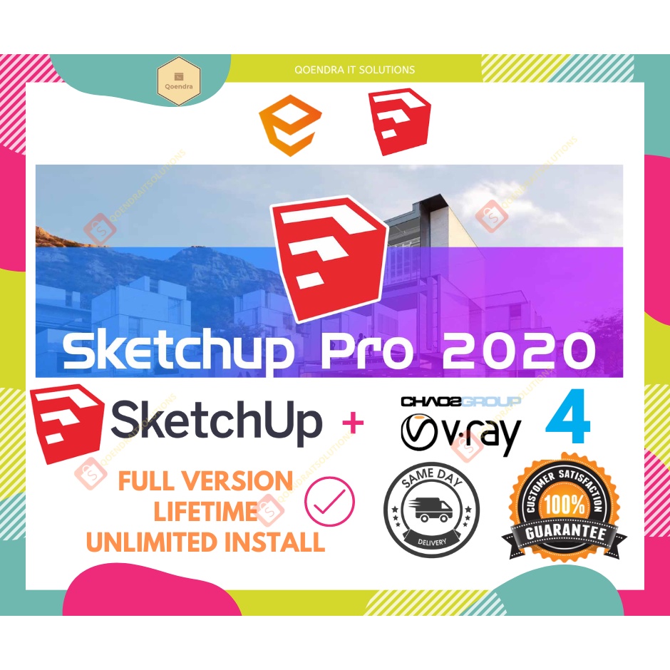Sketchup Pro 2020 20 + V-Ray Next 4.10 🔥[Win/Mc0S] | 𝐀𝐜𝐭𝐢𝐯𝐚𝐭𝐞𝐝 | Shopee ...