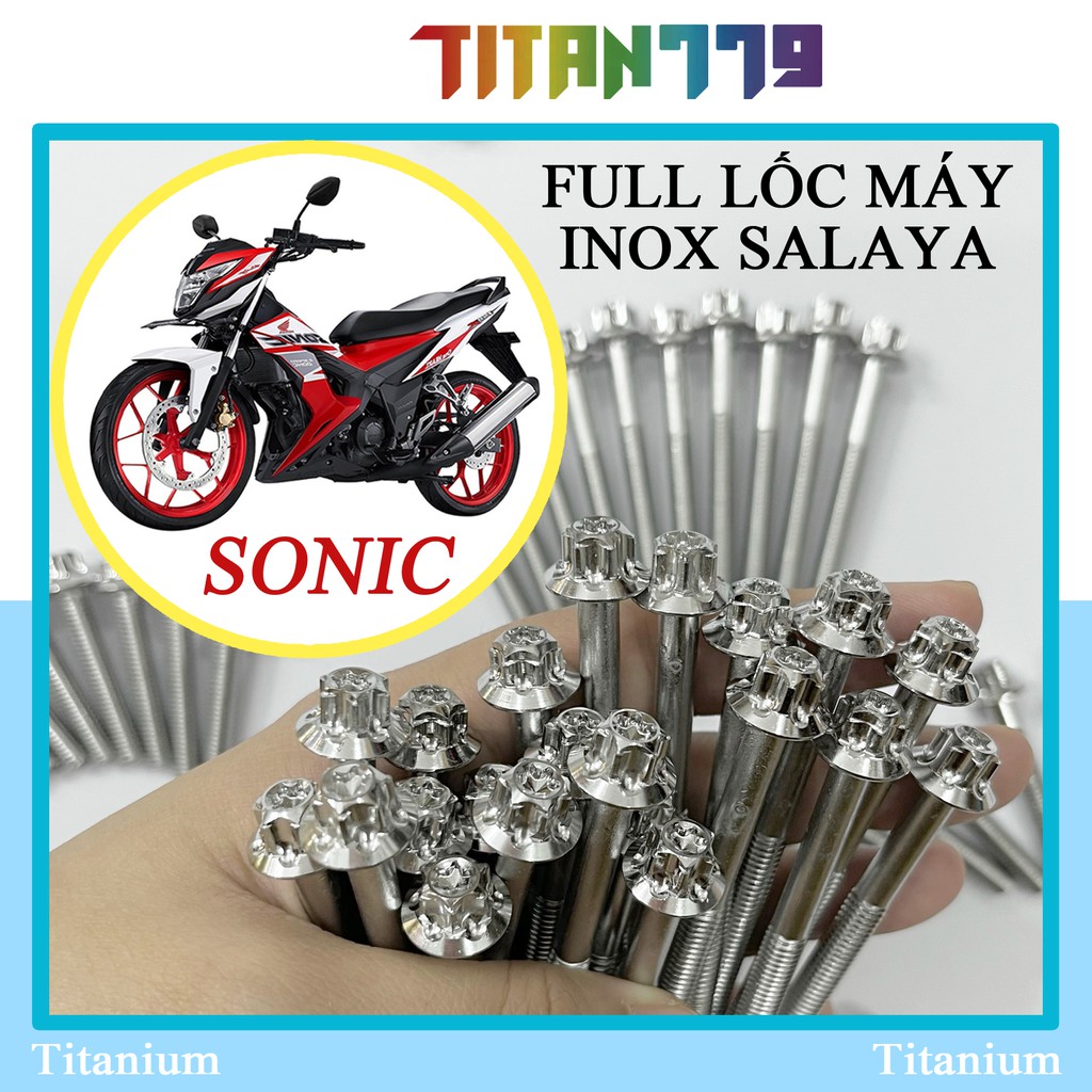 (250) Full set of SONIC stainless steel engine block screws SALAYA ...