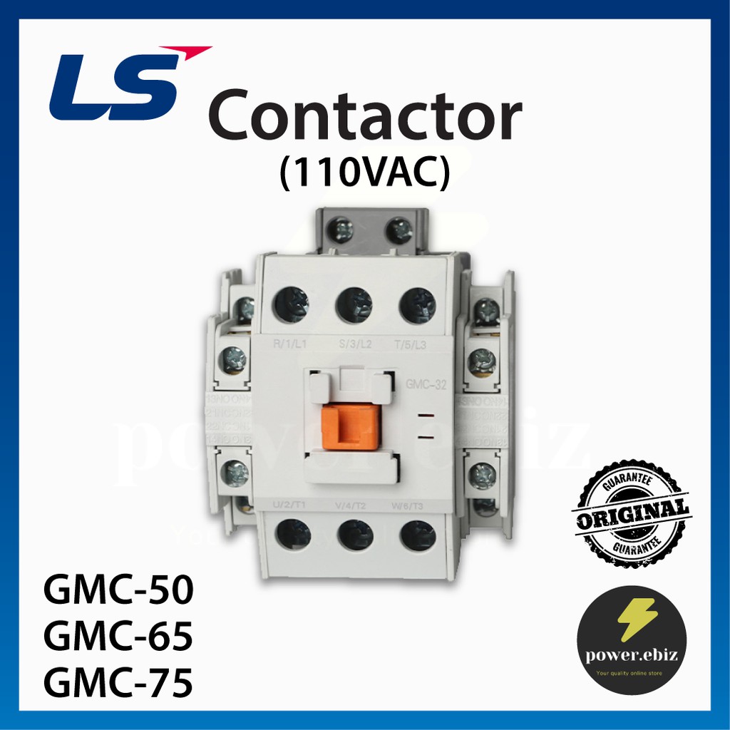 LS GMC-50 GMC-65 GMC-75 (110VAC) CONTACTOR | Shopee Malaysia