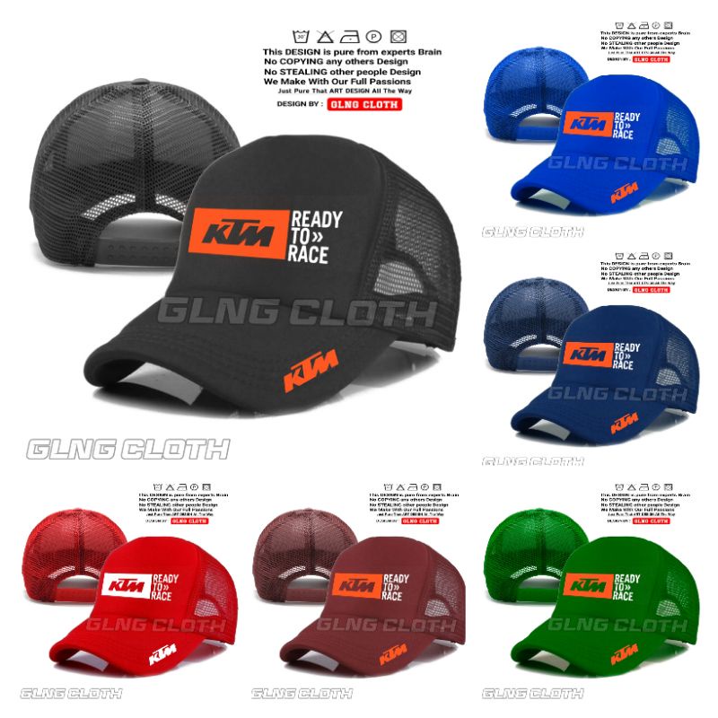 Ktm Racing Trucker Mesh Hat / KTM Racing Men's Hat READY TO RACE ...