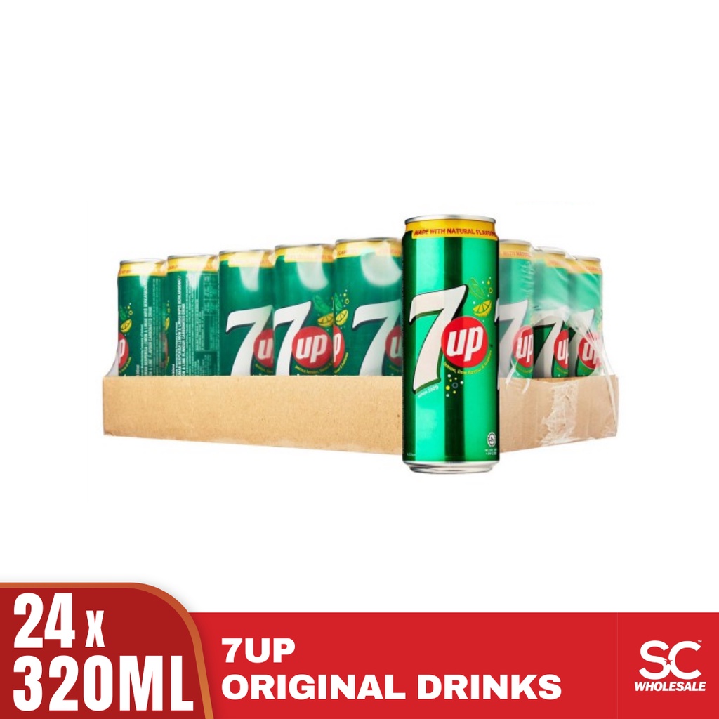 7Up Lemon & Lime Carbonated Drinks 320ml x 24 | Shopee Malaysia