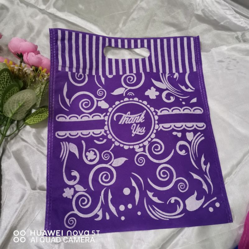 100pcs Beg Kain 25cmx30cm Size Muat Air Kotak Besar dan Jajan Goodies ...