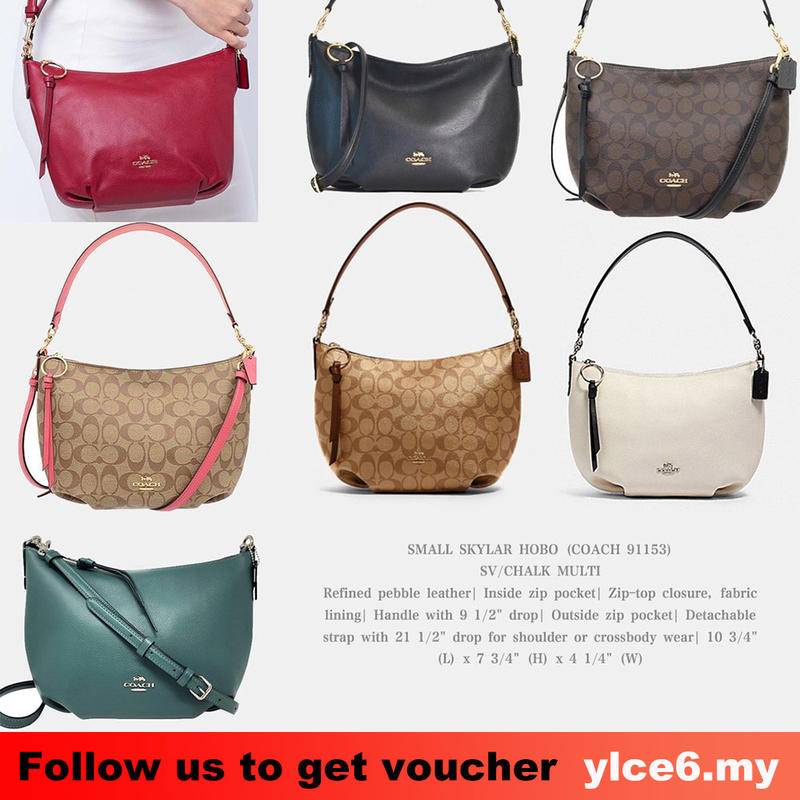 Coach 91028 90738 91153 Small Skylar Hobo Women Crossbody Sling Bag ...