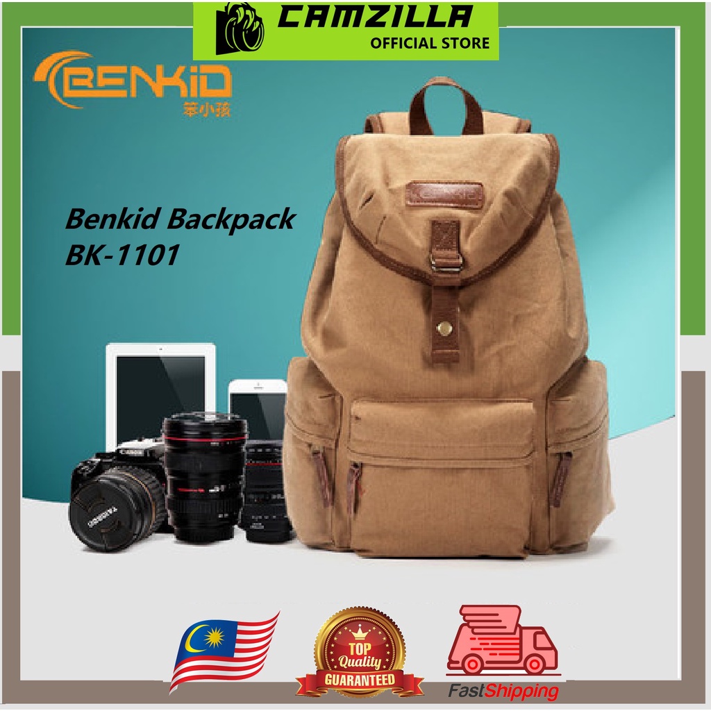 Benkid Backpack BK-1101 For Camera ( Malaysia Ready Stock ) | Shopee ...
