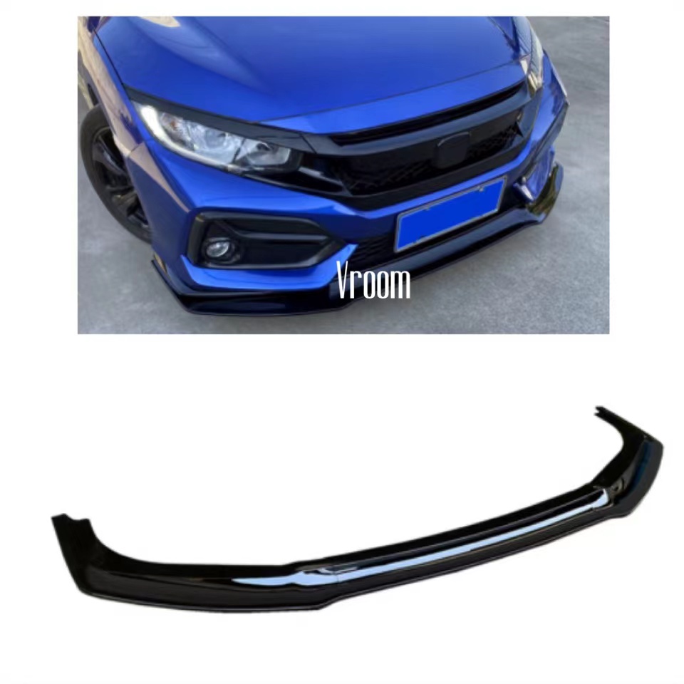 Civic FC FK7 SI Front Bumper Lips Front Lips Front Diffuser Splitter ...