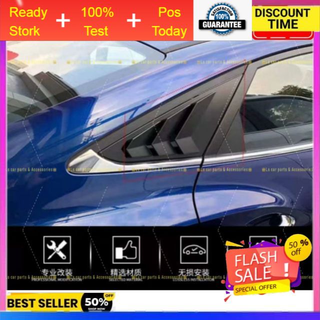 window Side Triangle Quarter Mirror cover Perodua myvi new 18 20 5D ...