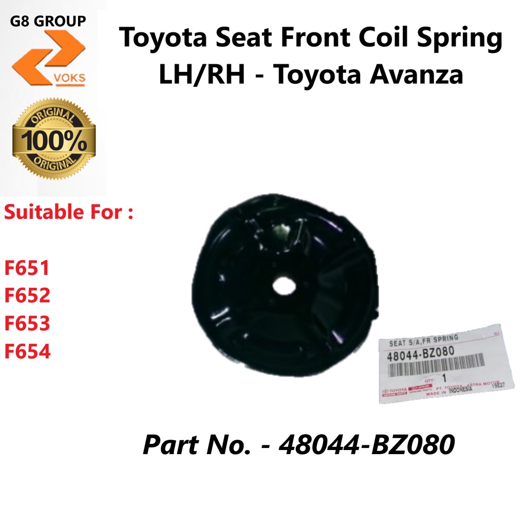 Toyota Seat Front Coil Spring LH/RH - Toyota Avanza ( 48044-BZ080 ...