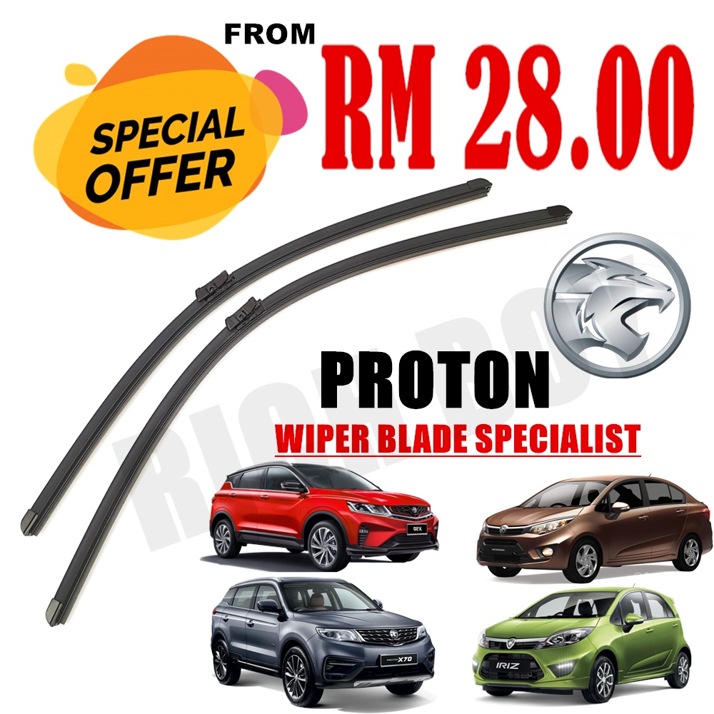 PROTON X70 X50 wiper blade PERSONA IRIZ VVT BLM Saga Waja Exora ...