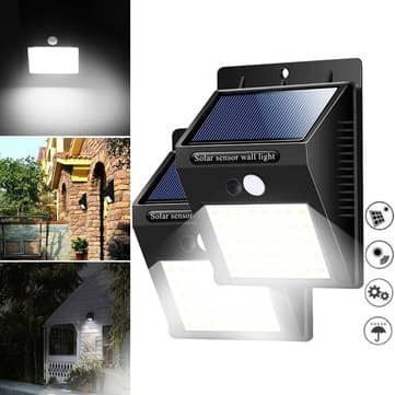 20/30/40 LED Solar Light PIR Motion Sensor Light Control LED Lighting Outdoor Waterproof Wall ...
