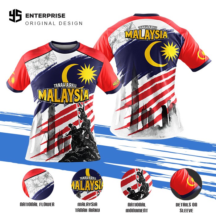 [Adult Unisex] Merdeka Special Edition Shirt (Malaysia Tanah Airku ...
