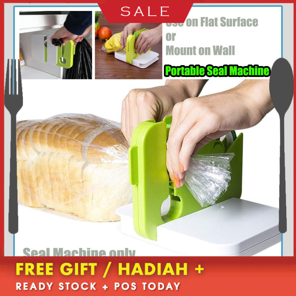 Sealing Packaging Portable Machine Kitchen Plastic Bag Sealer for Shop ...