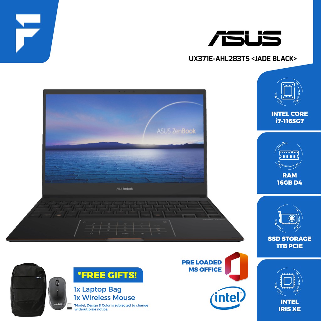 ASUS UX371E-AHL283TS (FREE BAG & WIRELESS MOUSE) | Shopee Malaysia