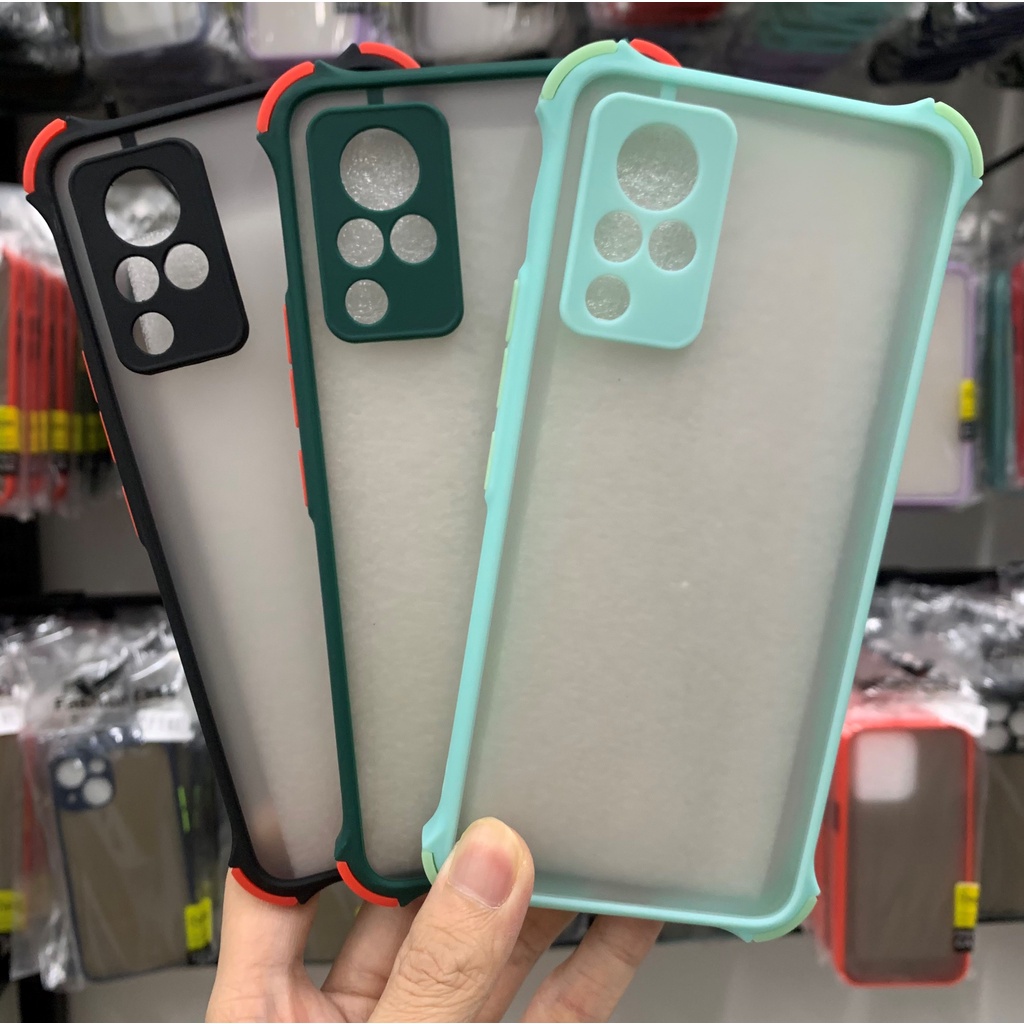 Translucent Matte Case Vivo T1X Y21T Y33T Y33S V21 Y31 Y20S Y12S Y12A ...