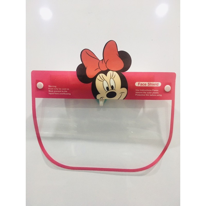 SALE!!! READY STOCK!! MINNIE MOUSE FACE SHIELD | Shopee Malaysia