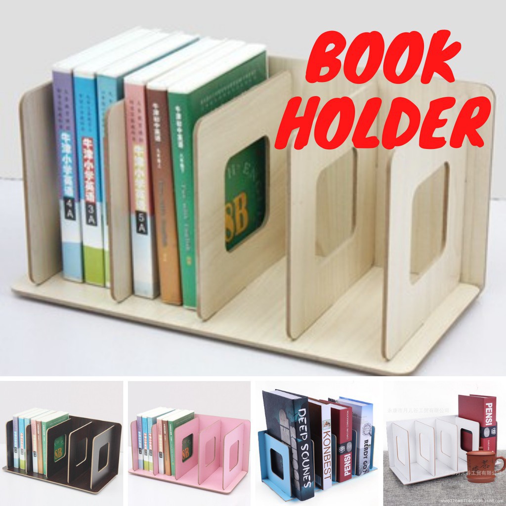 Wooden Desktop Book Rack / DIY Wooden Table Book Rack / Wooden Book ...