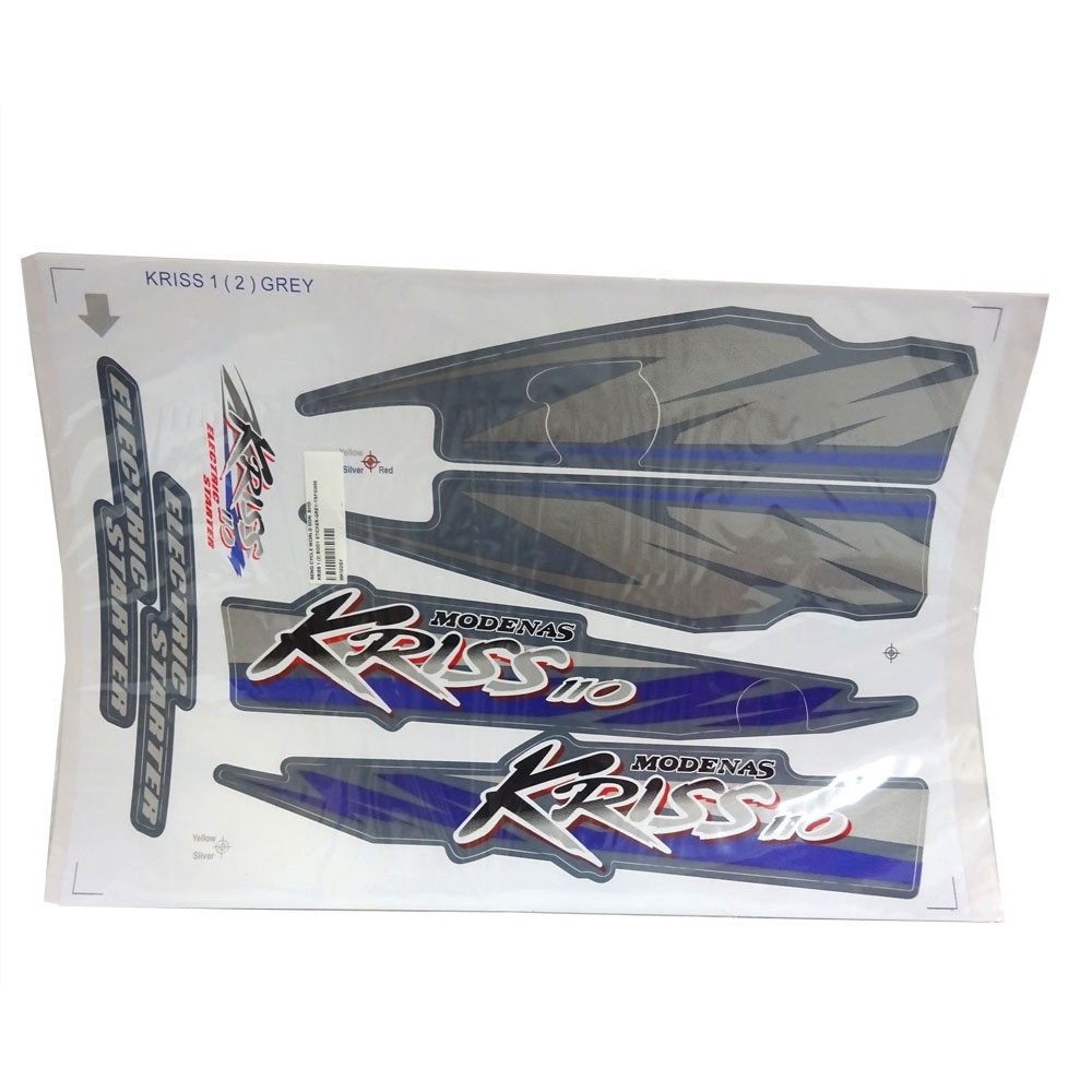 KRISS 110 (2) BODY STICKER STRIPE | Shopee Malaysia