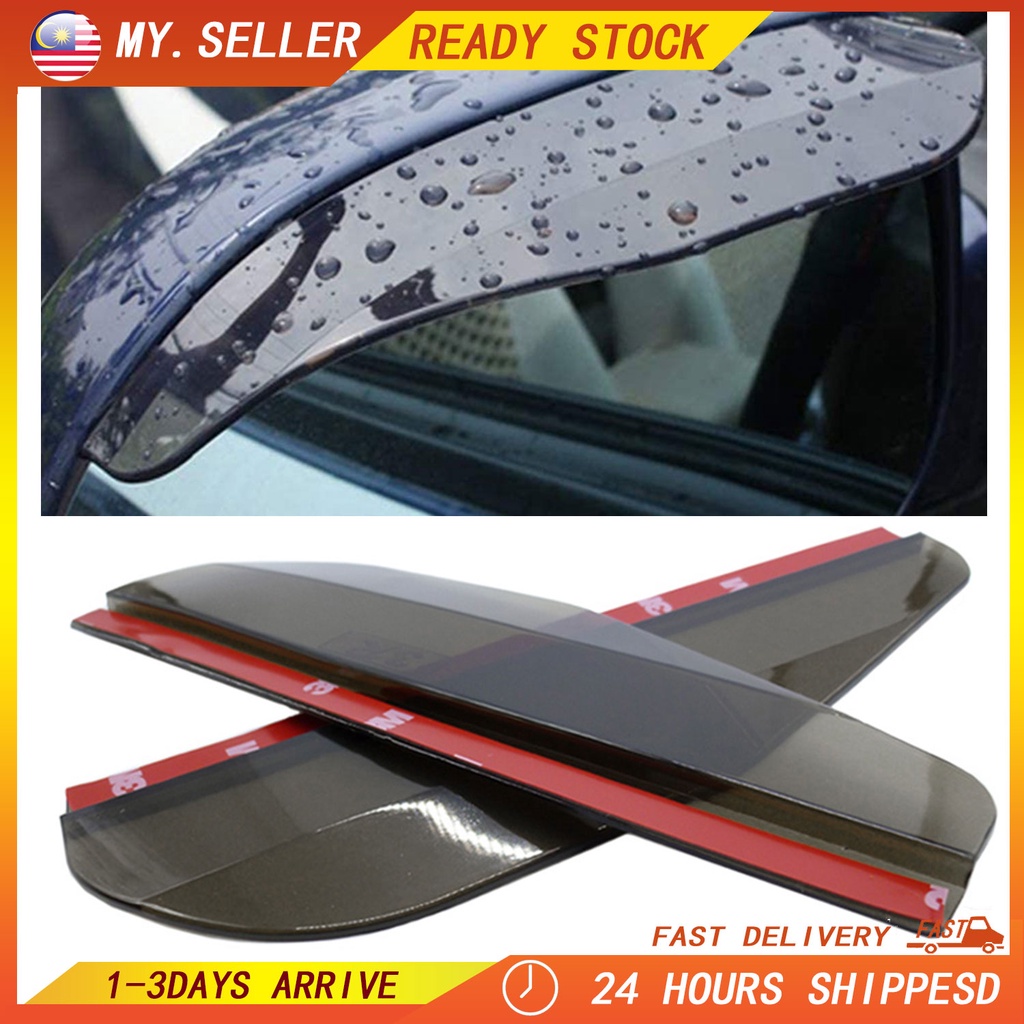 Car Rear View Mirror Rain Shield Car Side Mirror Visor Rain Eyebrow ...