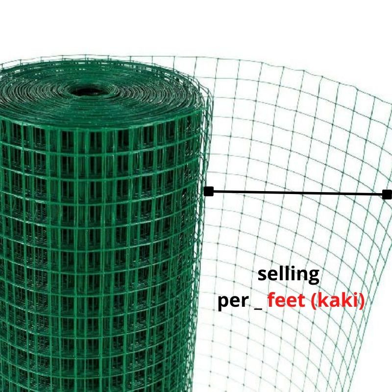(1FT X 3FT)15mm x 15mm Green PVC Coated Gate Guard,Climbing Plant ...