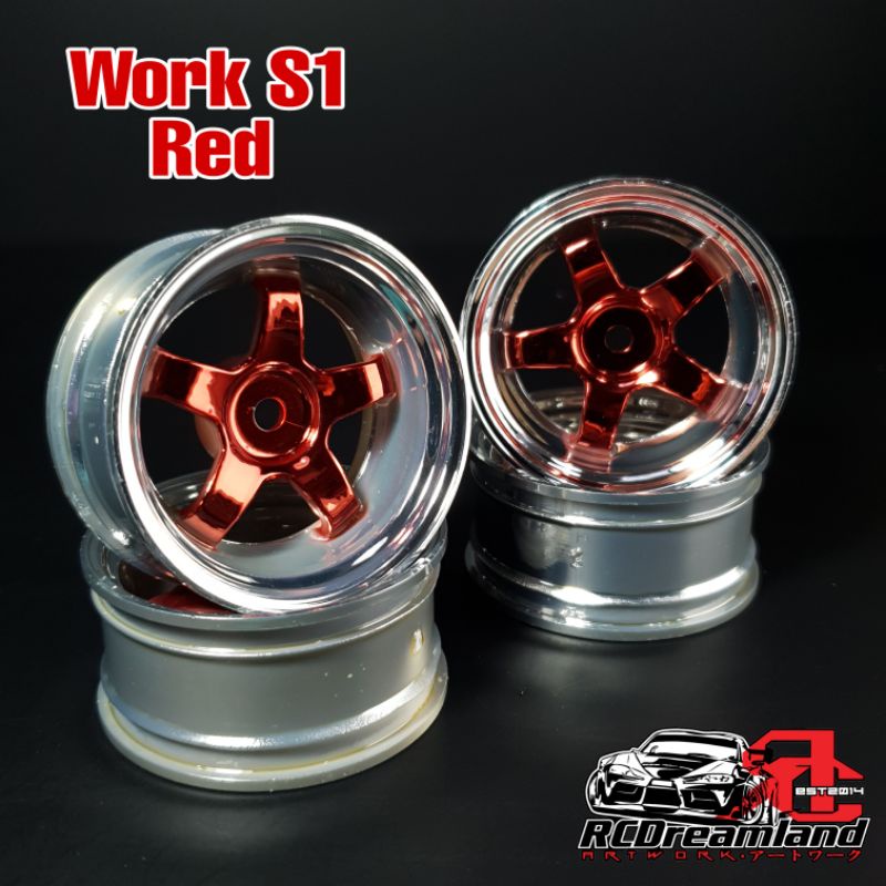 【READY STOCK】RCD 1/10 Rim RC Car Offset6mm Drift Touring Wheel 1/10 ...