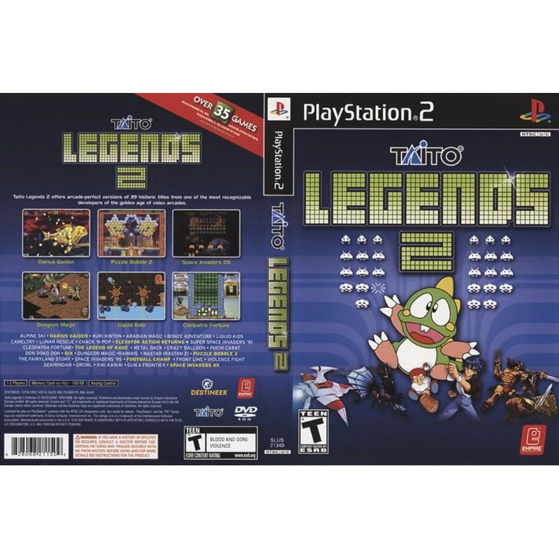 PS2 CD DVD GAMES (Taito Legends 2) English Version | Shopee Malaysia