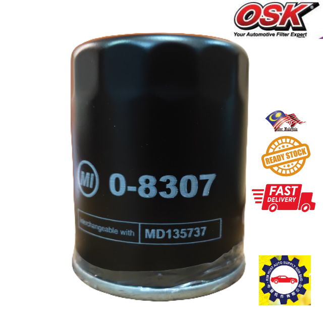 OSK Oil Filter Proton Wira Saga Gen 2 Waja Perdana Inspira Satria O ...