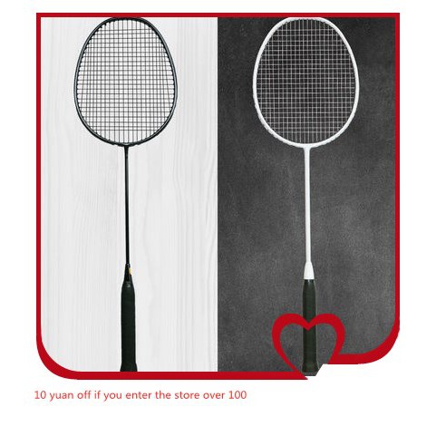 Carbon composite badminton racket single shot ultra-light full carbon ...