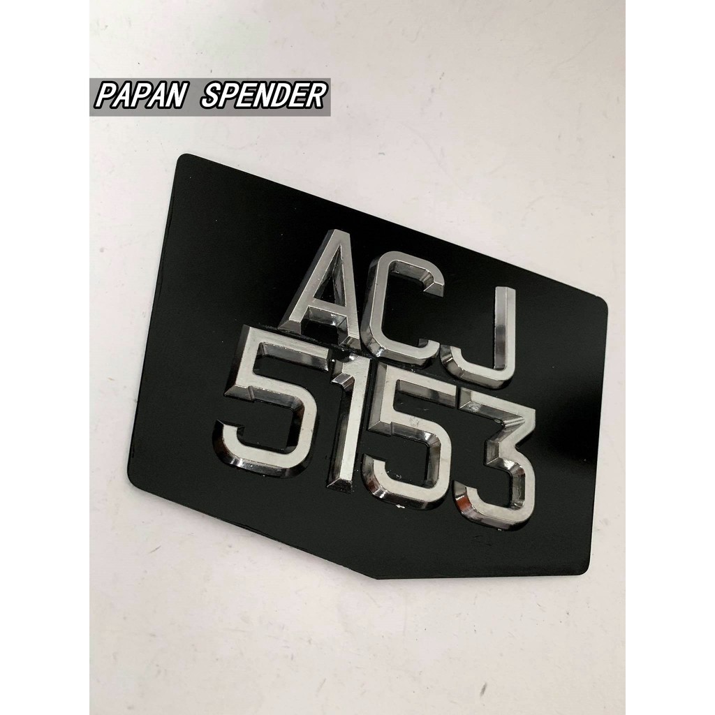 NUMBER PLATE BESI KETUK & NUMBER PLATE TANAM DALAM NOMBOR PLATE MOTOR ...