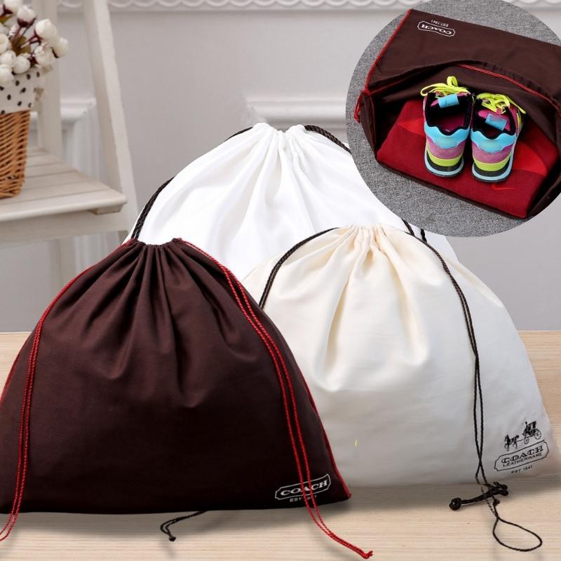 Coach Breathable Drawstring Organiser Bag Dust Bag Rope Bag Recycle Bag ...