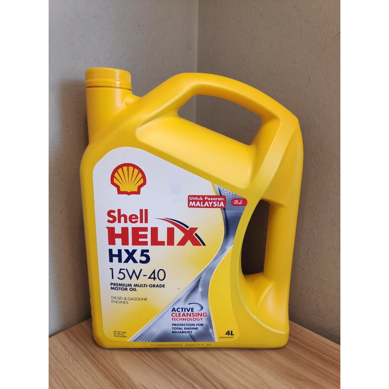 Shell Helix Hx5 15w-40 (4Liter) | Shopee Malaysia