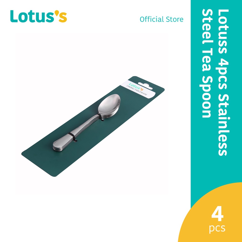 Lotus's 4pcs Stainless Steel Tea Spoon | Shopee Malaysia