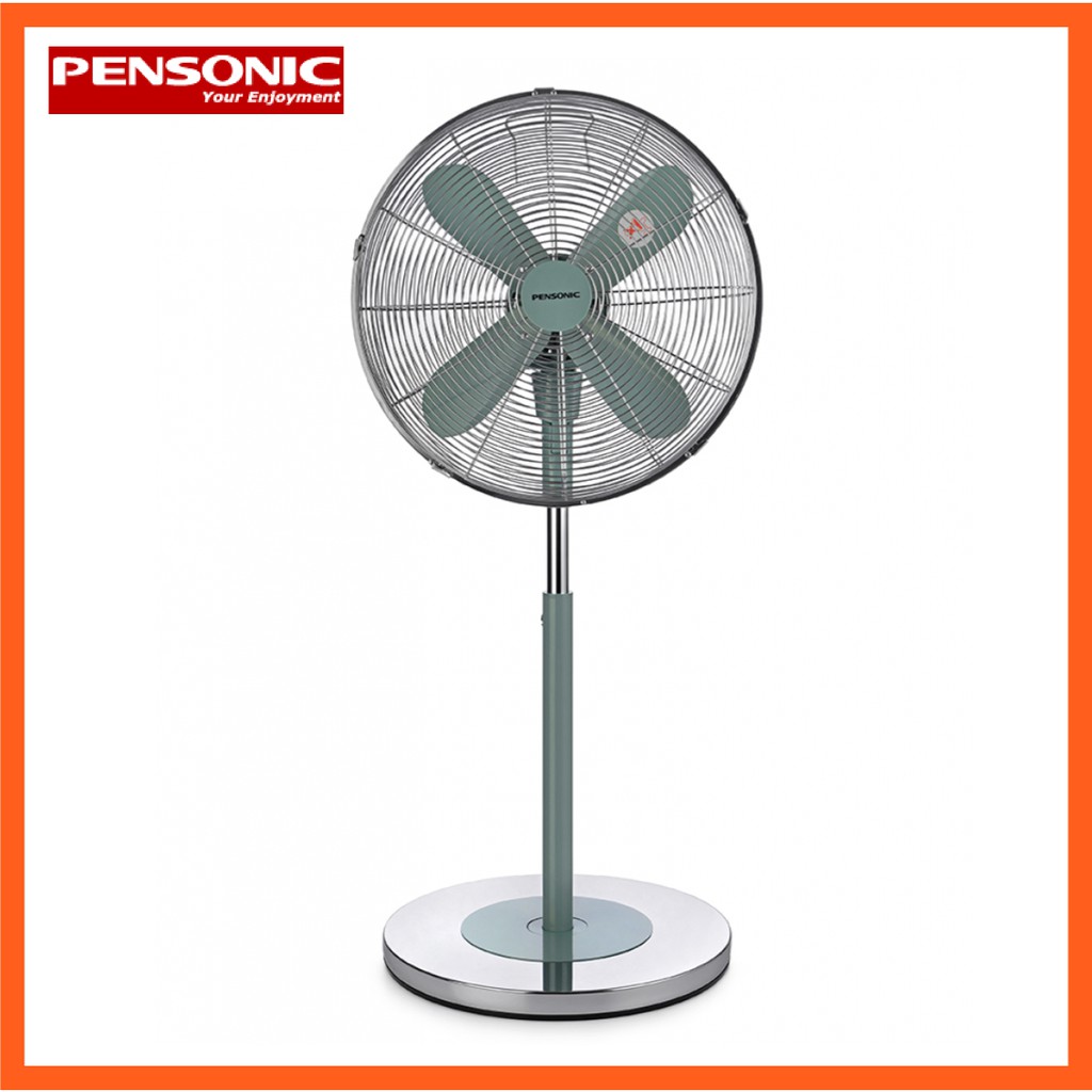 Pensonic Stand Fan 16'' PSF-4603B (4 Painted Metal Blades) | Shopee ...