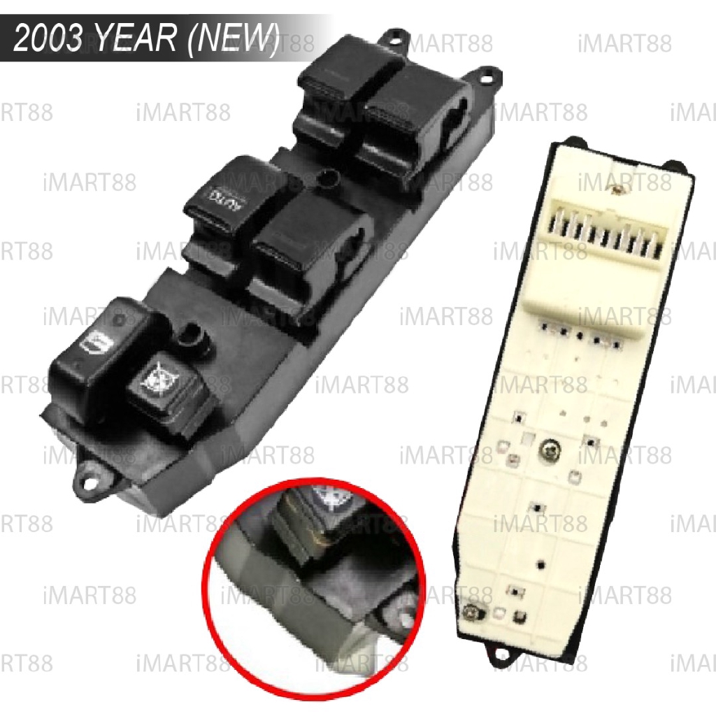 Toyota Unser 1998 2003 Main Power Window Switch Old New Model Suis ...