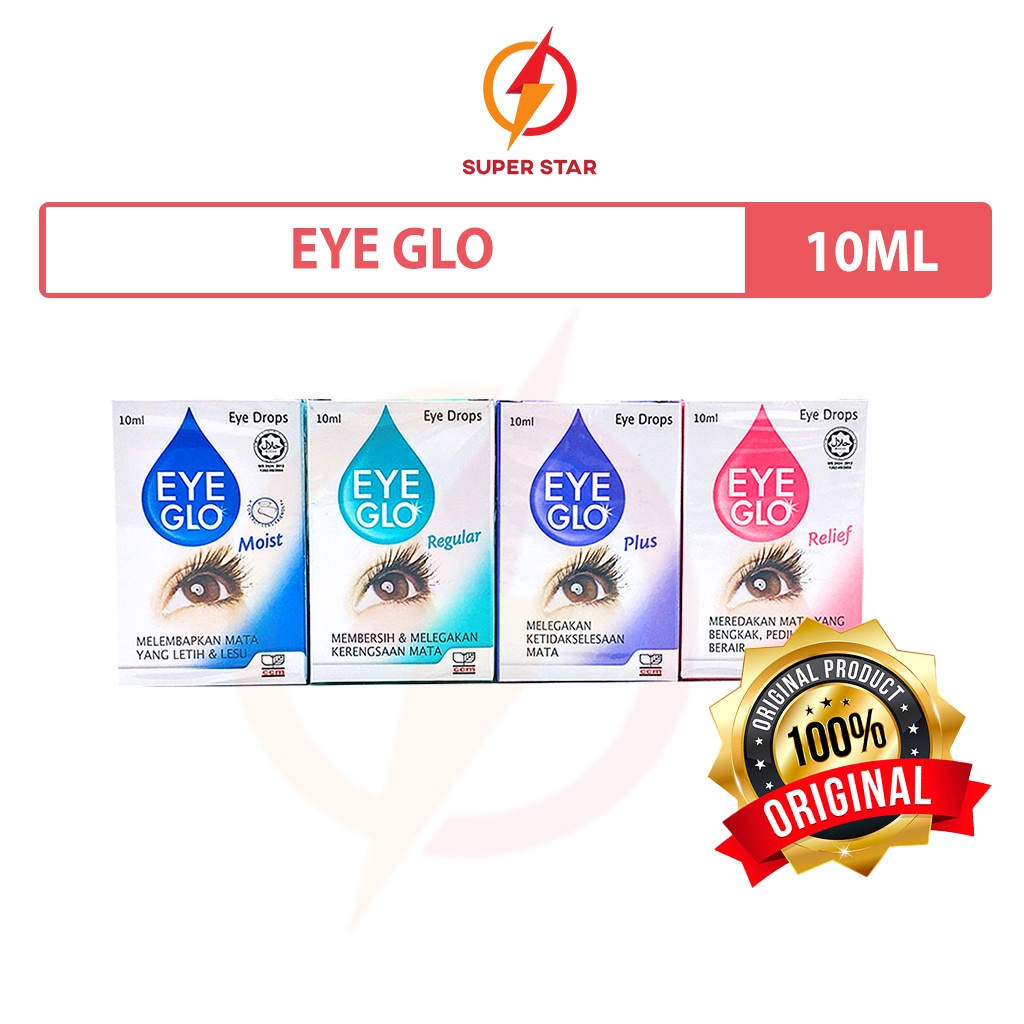 EYE GLO Regular / Moist / Plus / Relief 10ml | Shopee Malaysia