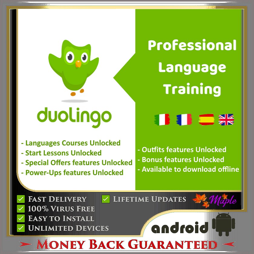 Duolingo Plus Premium V6 10 3 Premium Unlocked For Android Updated 14