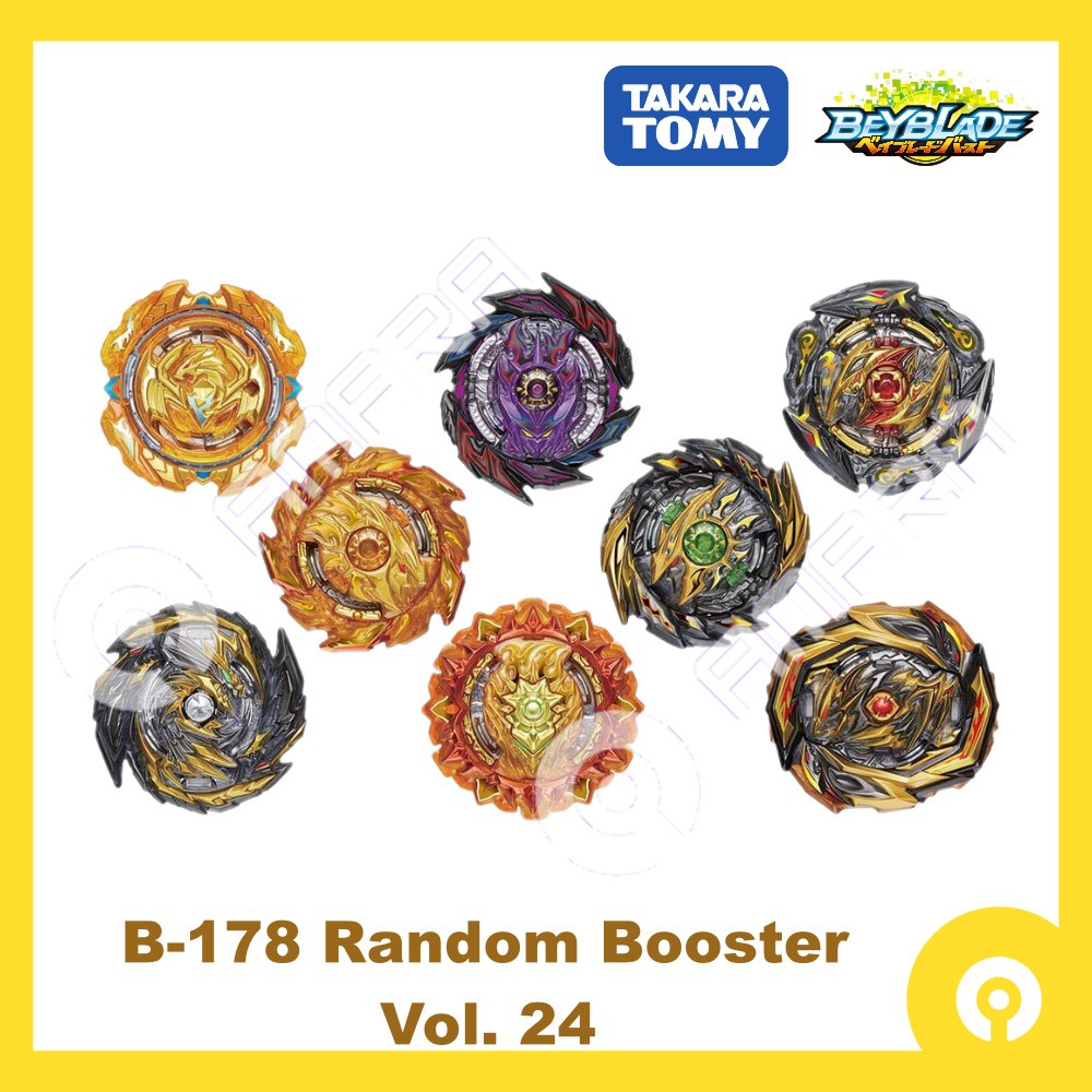 Takara Tomy Beyblade B-178 Random Booster Vol. 24 Confirm Set Toy ...