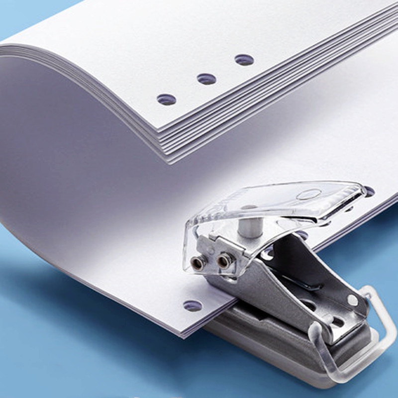 Single Handheld Hole Puncher, Small Punch, Transparent Hole Puncher, 6 ...